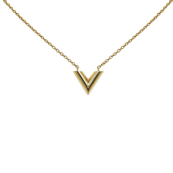 Louis Vuitton | Jewelry | Louis Vuitton Essential V Necklace Costume ...